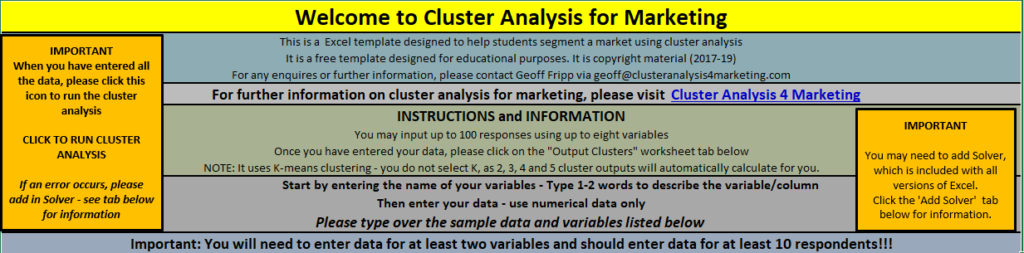 Free Download of the Cluster Analysis Template - Cluster Analysis 4 ...